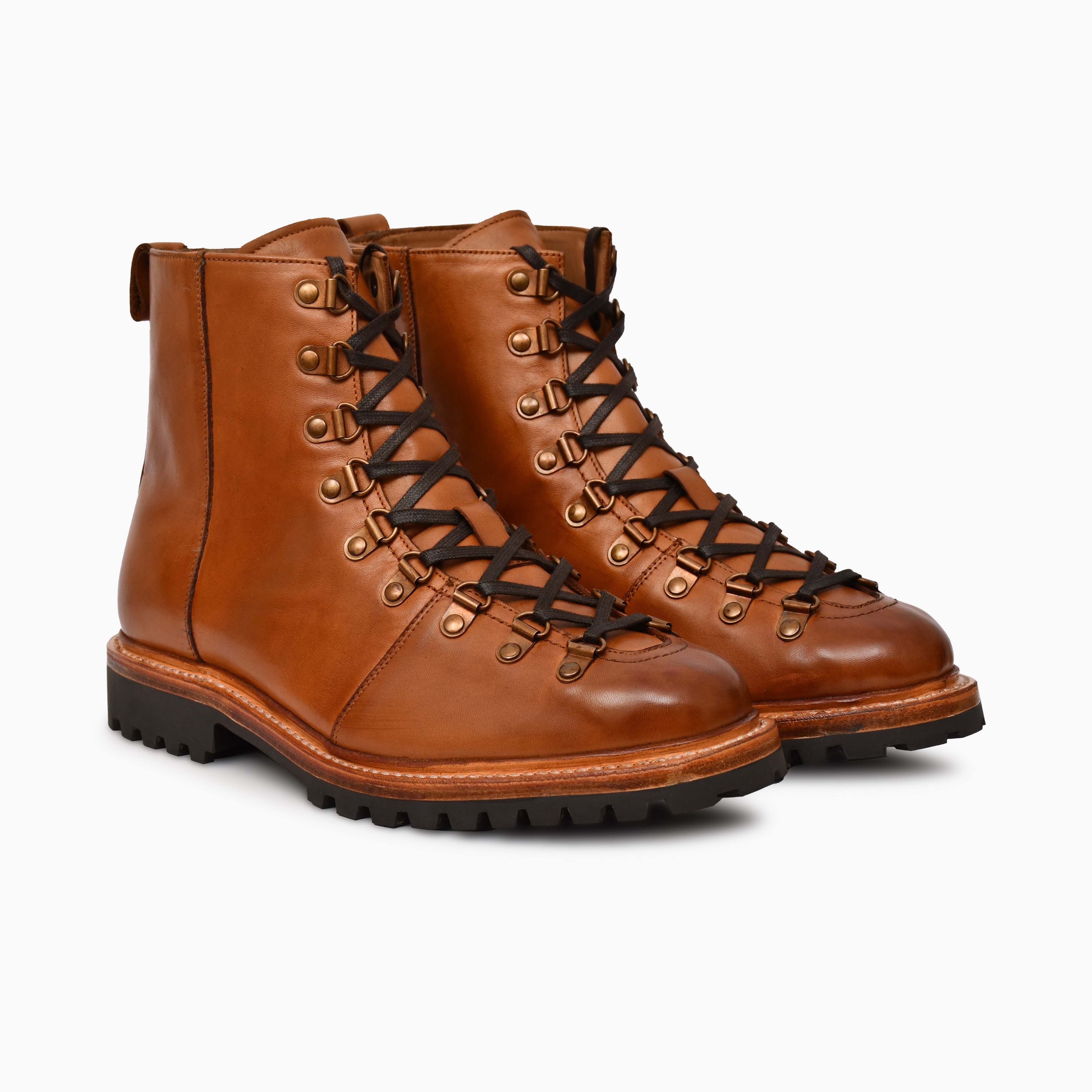 Stylish Nine Eyelets Ankle Boot – Durable & Sleek Design